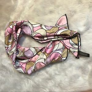 17% off Coach Accessories - NWOT Vintage 💯% Authentic Coach Silk Scarf ...