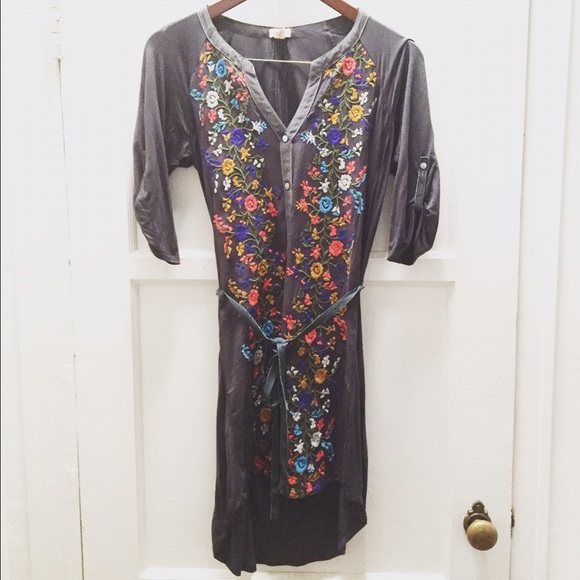 Anthropologie | Dresses | Anthropologie Gathered Vines Tunic Size Xs | Poshmark