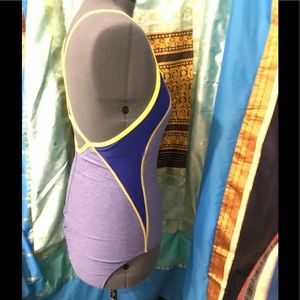 Speedo | Swim | Speedo Size 4 Swimsuit In Blue Yellow And Blue | Poshmark