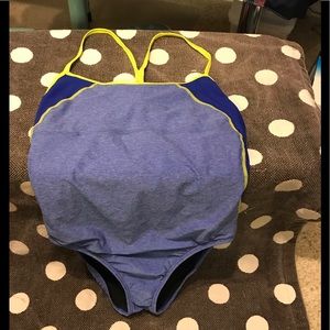 Speedo | Swim | Speedo Size 4 Swimsuit In Blue Yellow And Blue | Poshmark