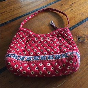 57% off Vera Bradley Handbags - Vera Bradley RED microfiber shoulder ...
