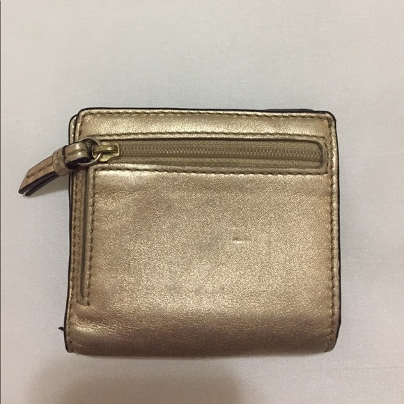 Coach | Bags | Authentic Gold Leather Coach Wallet | Poshmark