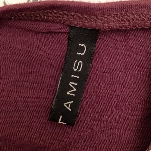 Amisu | Tops | Pretty Purple Beaded Haltertube Top | Poshmark