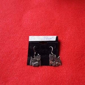 Jewelry | Kitty Cat Sterling Silver 925 Earrings | Poshmark