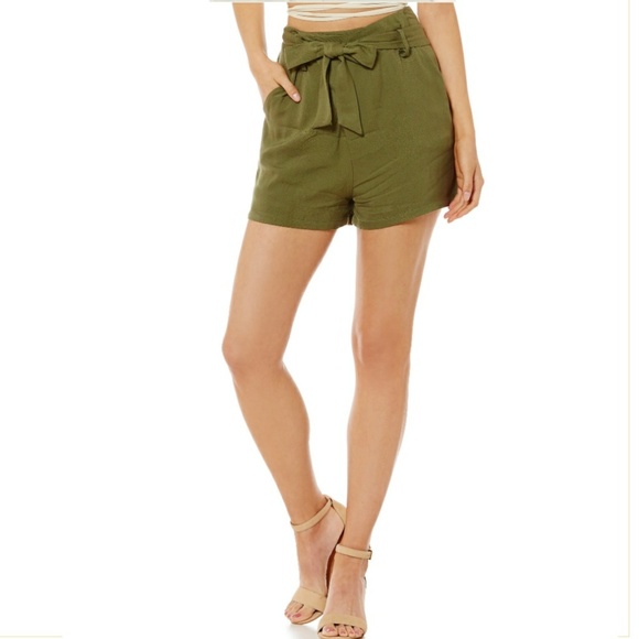 Gianni Bini | Shorts | Nwt Gb Tie Waist Pocket Shorts | Poshmark