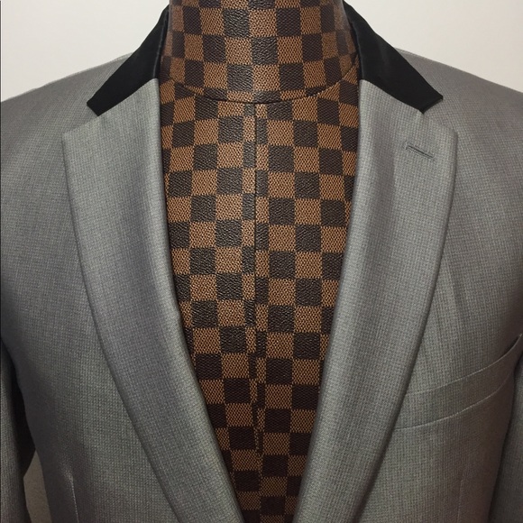 Bar III | Suits & Blazers | Bar Iii Graysilver 2button Blazer 44l Nwot ...