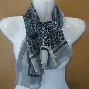 17% off Coach Accessories - NWOT Vintage 💯% Authentic Coach Silk Scarf ...