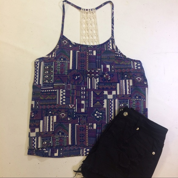 Tops | Printed Tank | Poshmark