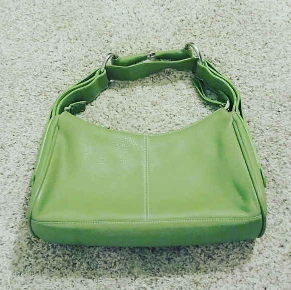 Vera Pelle | Bags | Vera Pelle Italian Leather Green Purse | Poshmark