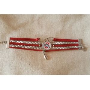 Jewelry | Ohio State Buckeyes College Football Bracelet | Poshmark