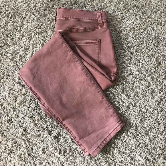 Free People | Jeans | New Free People Dusty Rose Colored Skinny Jeans ...
