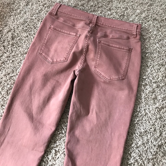 Free People | Jeans | New Free People Dusty Rose Colored Skinny Jeans ...