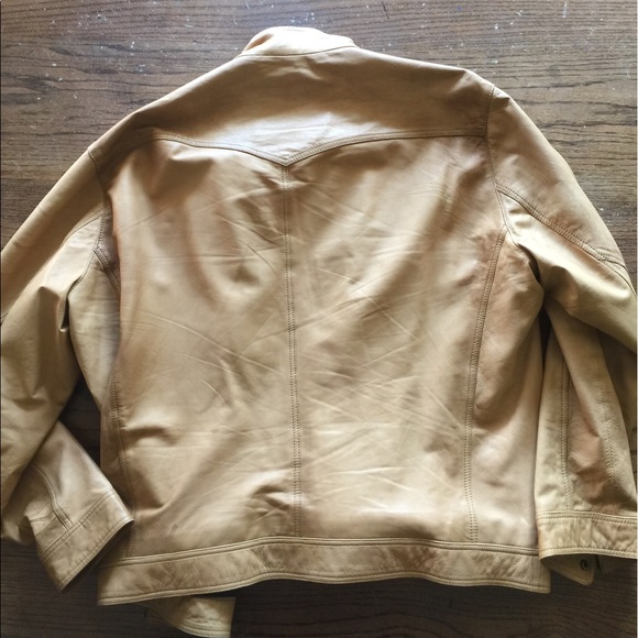 Stetson | Jackets & Coats | Mens Stetson Tan Leather Jacket | Poshmark