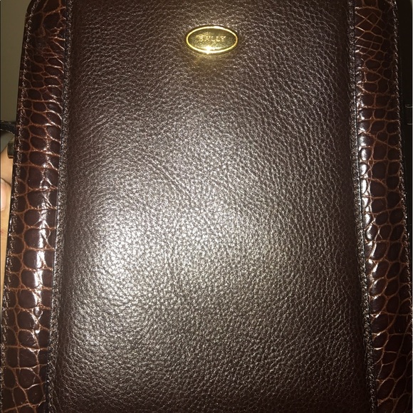 Bally | Bags | Authentic Bally Brown Leather Purse | Poshmark