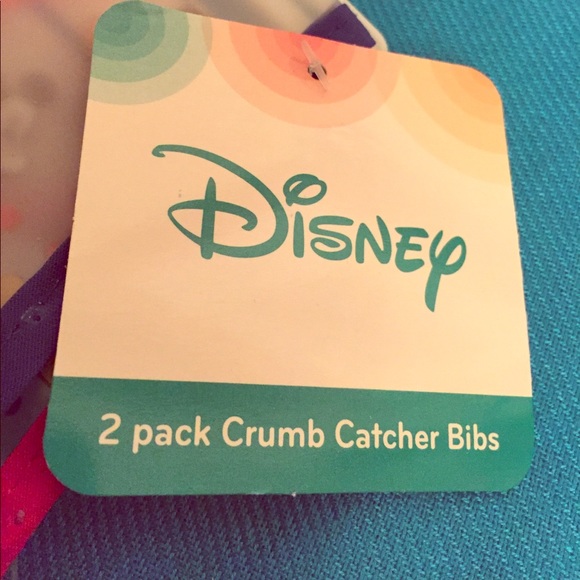 Disney | Accessories | Disney Mickey Mouse Crumb Catcher Bibs 2pk ...