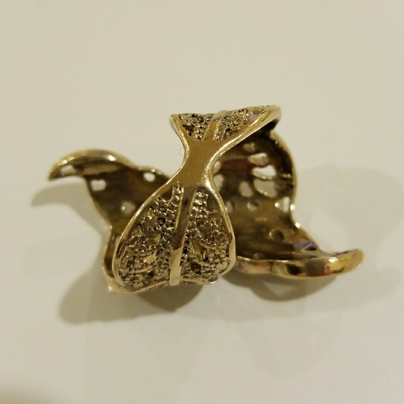 Jewelry | Gold Colored Wrap Around Leaf Ring | Poshmark