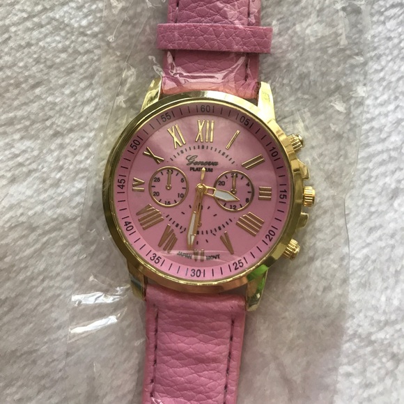 Goensshopping | Accessories | Womens Pink Geneva Quartz Analog Luxury ...