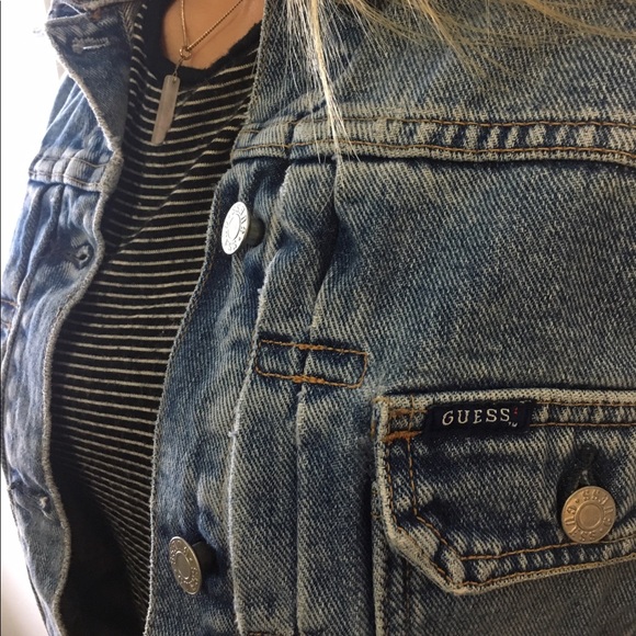 Guess | Jackets & Coats | Vintage Guess Jean Jacket | Poshmark