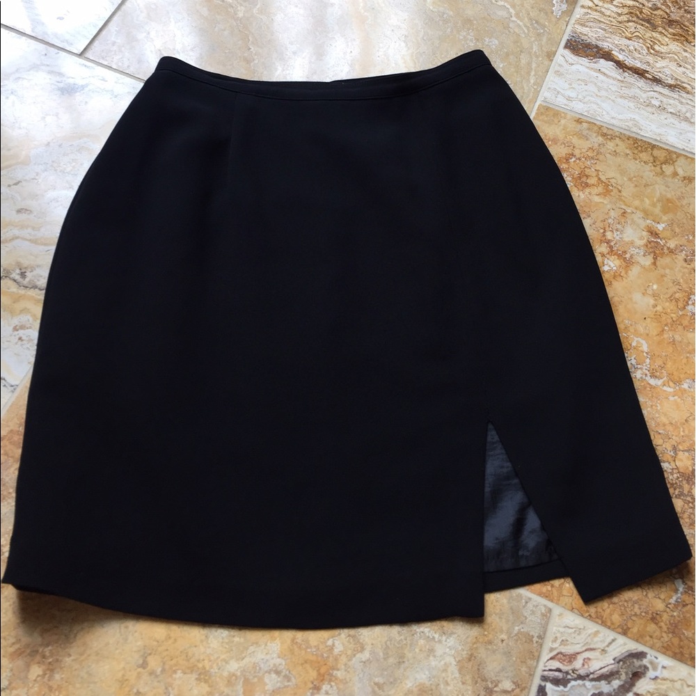 Michele Sleek & Slenderizing Black W/Sexy Slit - Gem