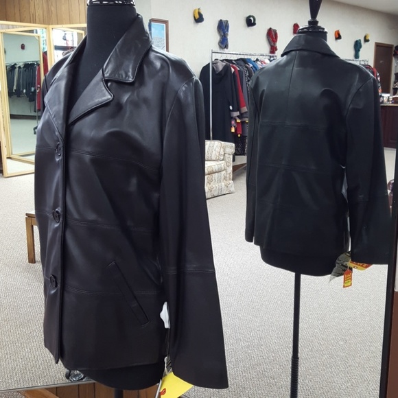 Tibor | Jackets & Coats | Cabretta Lamb Leather 26 Horizontal Design ...