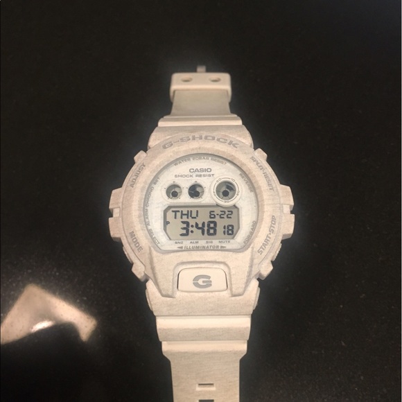 G-Shock | Accessories | Gshock All White Watch Heathered Edition | Poshmark