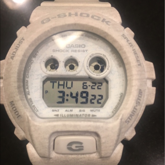 G-Shock | Accessories | Gshock All White Watch Heathered Edition | Poshmark