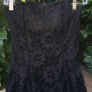 Mellow Mail | Dresses | Vintage Mellow Mail Lace Strapless Dress | Poshmark