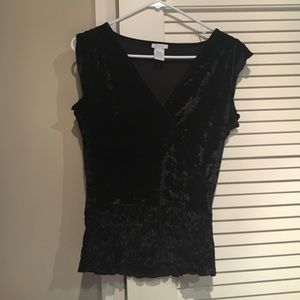 Tops | Vintage Crushed Velvet Top | Poshmark