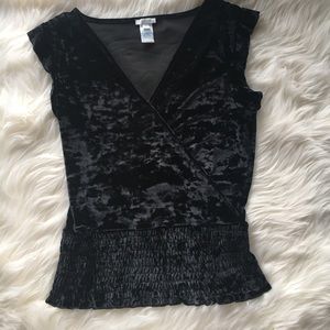 Tops | Vintage Crushed Velvet Top | Poshmark