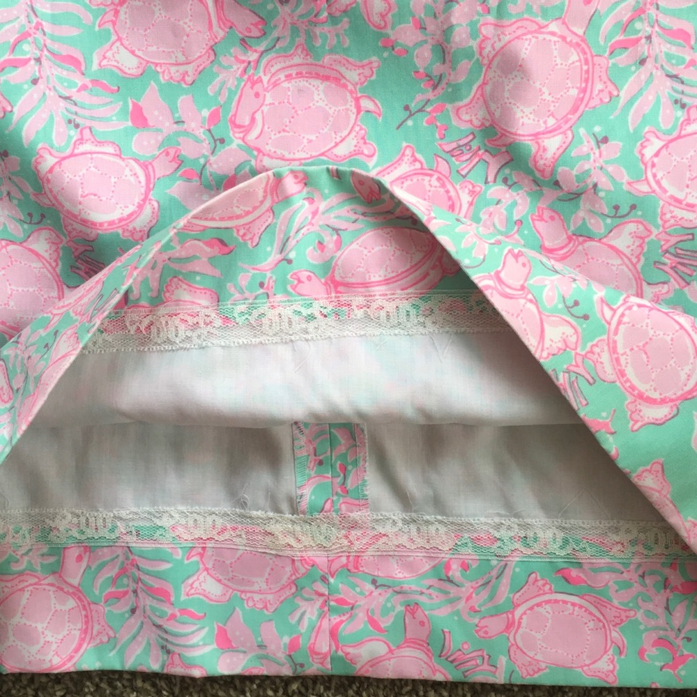 Vintage Lilly Pulitzer Turtle Skirt - Gem