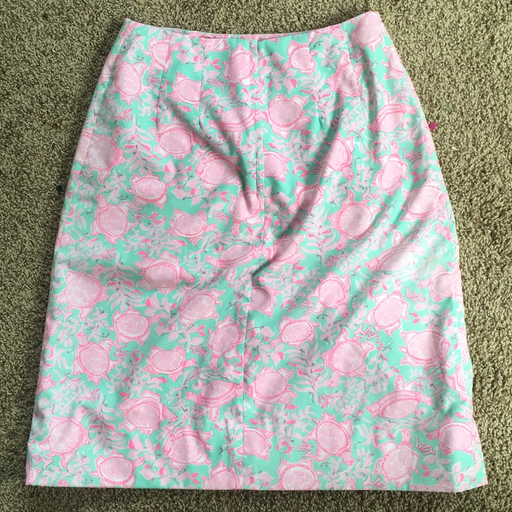 Vintage Lilly Pulitzer Turtle Skirt - Gem