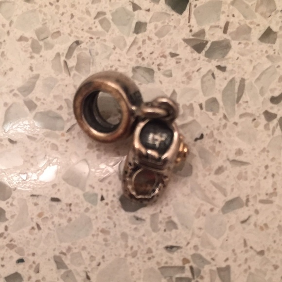 Pandora | Jewelry | Pandora Blue Cz Baby Shoe Bootie Charm Sterling ...