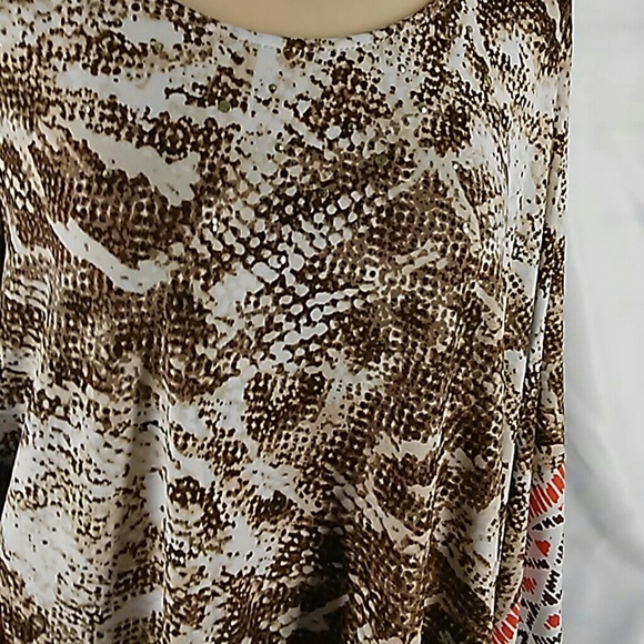 Alia | Tops | Alia Brand Poncho Like Tunic Snake Print | Poshmark