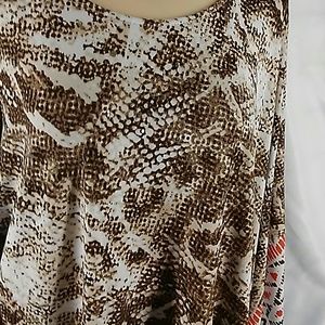 Alia | Tops | Alia Brand Poncho Like Tunic Snake Print | Poshmark