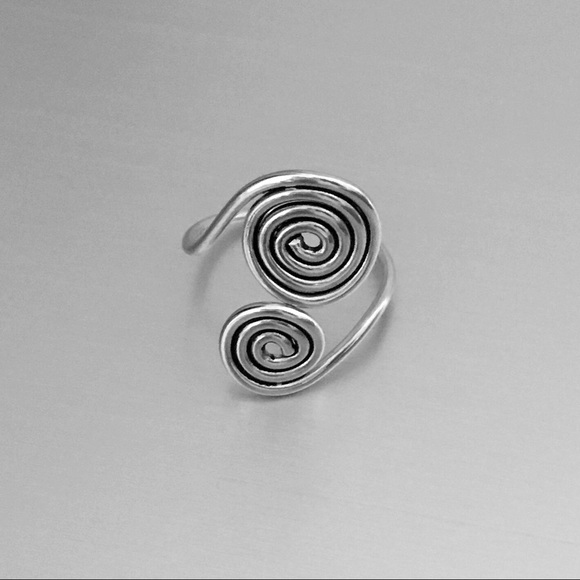 Jewelry | Sterling Silver Spiral Toe Ring | Poshmark