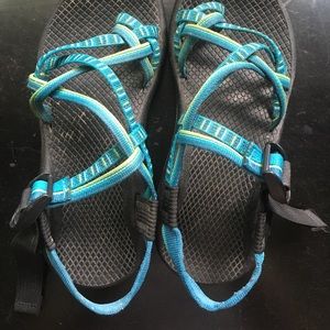 28% off Chaco Shoes - Women's Chacos 2 Strap Teal and Green Size 12 ...