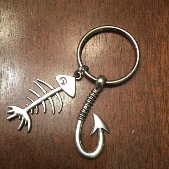 Build UR Bling | Accessories | Fishing Hook Bone Fishkeychain | Poshmark