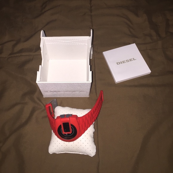 Diesel | Accessories | Diesel Red Watch Stylish | Poshmark
