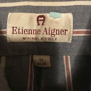 Etienne Aigner | Shirts | Blue Red And White Etienne Aigner Shirt ...