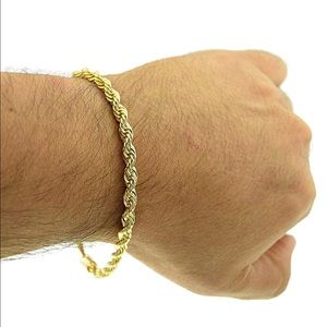 Accessories | 14k Brazilian Gold Filled Twist Rope Bracelet | Poshmark