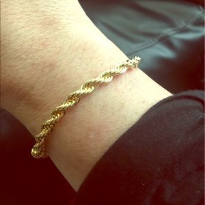 Accessories | 14k Brazilian Gold Filled Twist Rope Bracelet | Poshmark