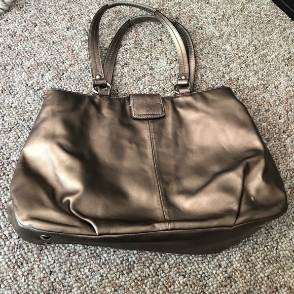 Coach | Bags | Coach Metallic Shoulder Bag | Poshmark