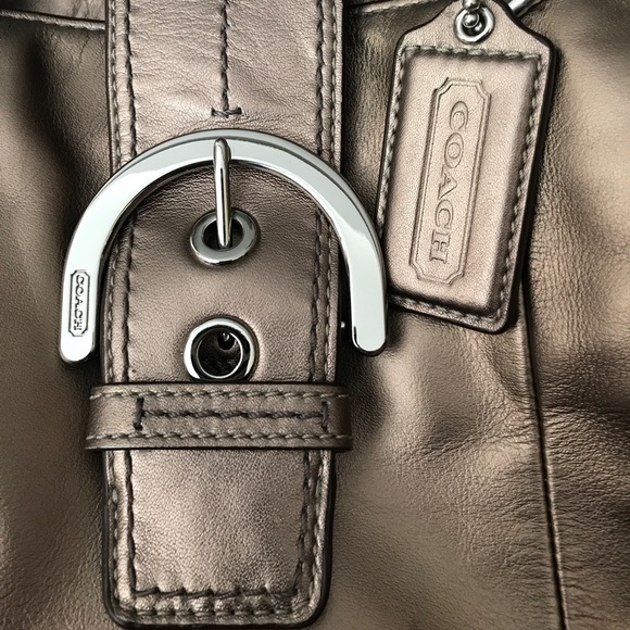 Coach | Bags | Coach Metallic Shoulder Bag | Poshmark
