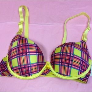 Intimates & Sleepwear | Plaid Print Underwire Bra Nwt | Poshmark