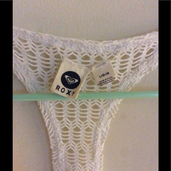 Roxy | Swim | Roxy White Net Bathing Suit Cover Up | Poshmark