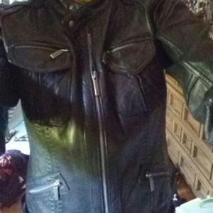 Barneys New York | Jackets & Coats | Barney New York Leather Jacket ...