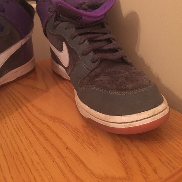 Nike | Shoes | Nike Dunk High As Dark Wolf Grey Varsity Soles | Poshmark