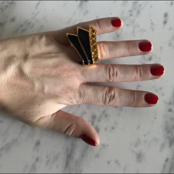 Kara Ross | Jewelry | Kara By Kara Ross Enamel Cocktail Ring Size 7 ...