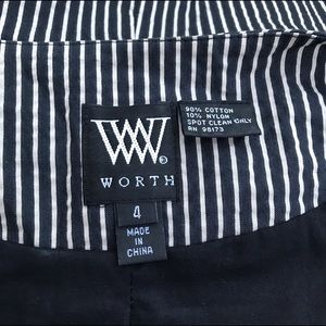 Worth | Tops | Worth Top 4 Pattern Sleeve Zipper Career Embellish ...