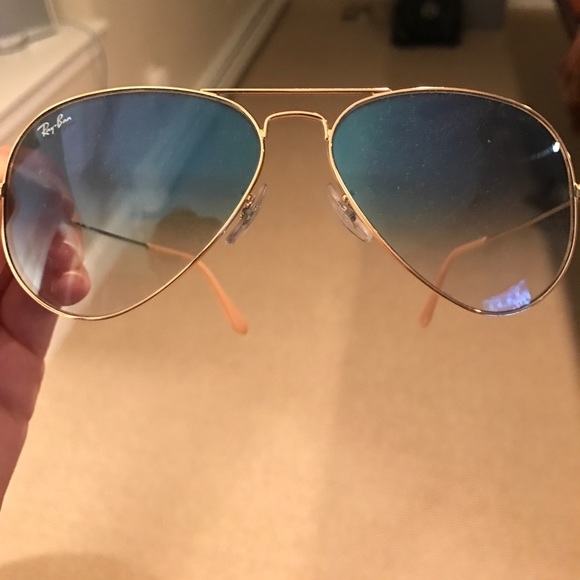 Ray-Ban | Accessories | New Light Blue Gradient Ray Ban | Poshmark